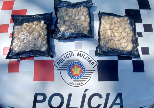 PM de Cosmópolis apreende carga avaliada em R$ 300 mil em drogas sintéticas